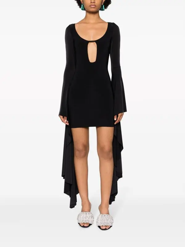 strapless open back dress Kacey Formal Halter Pleated Long Dress