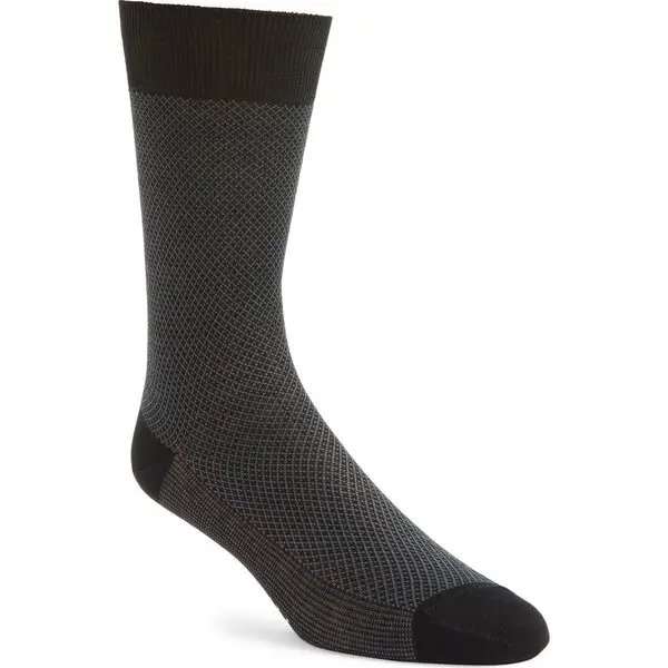 Canali Geometric Jacquard Dress Socks