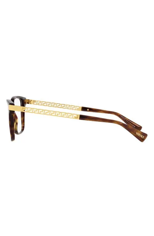 Versace 55mm Pillow Optical Glasses - Havana
