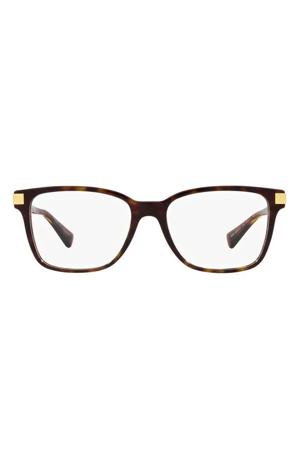 Versace 55mm Pillow Optical Glasses - Havana