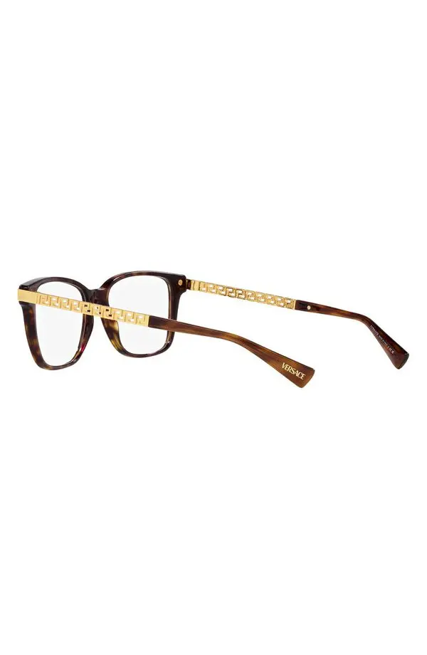 Versace 55mm Pillow Optical Glasses - Havana