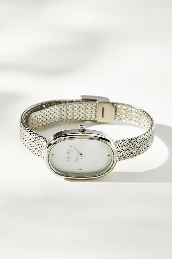BREDA Jane Tethered Metal Watch - Silver