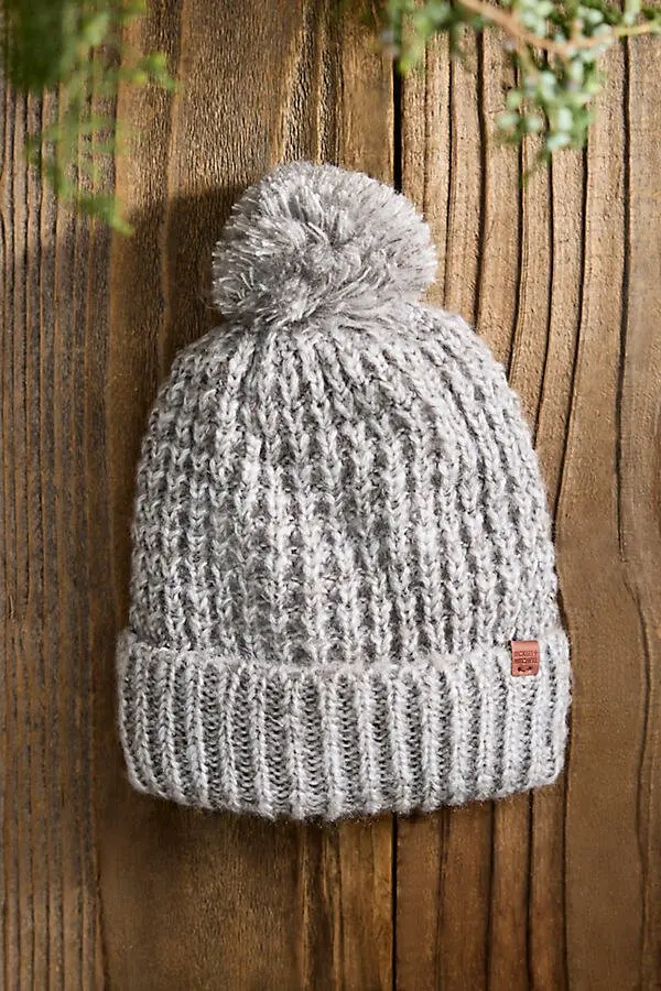 BICKLEY + MITCHELL Fisherman Knit Beanie - Light Grey