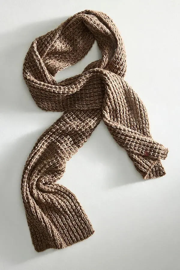BICKLEY + MITCHELL Fisherman Knit Scarf - Brown