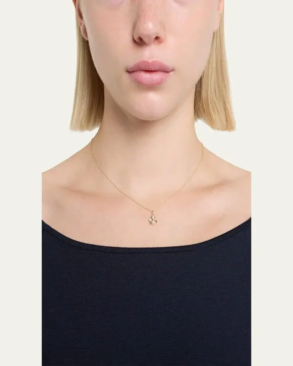 SYDNEY EVAN Diamond Marquise Eye Charm Necklace