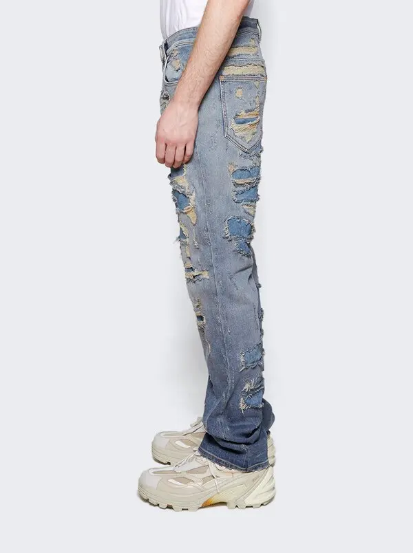 Givenchy Jeans In Rip And Repair Denim