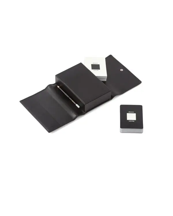 Prada Saffiano Case With Playing Cards