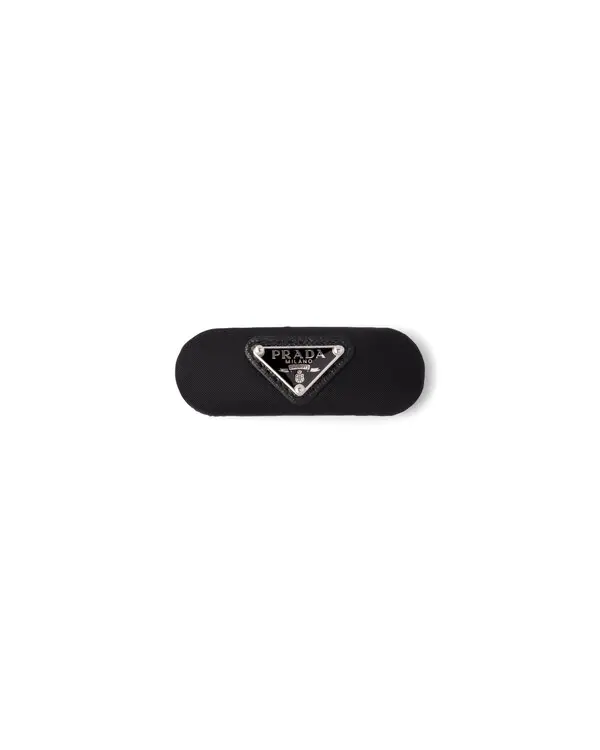 Prada Re-nylon Hair Clip - Black