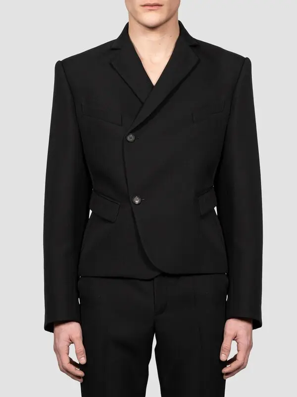 EGONLAB Wool Boxy Two-button Blazer