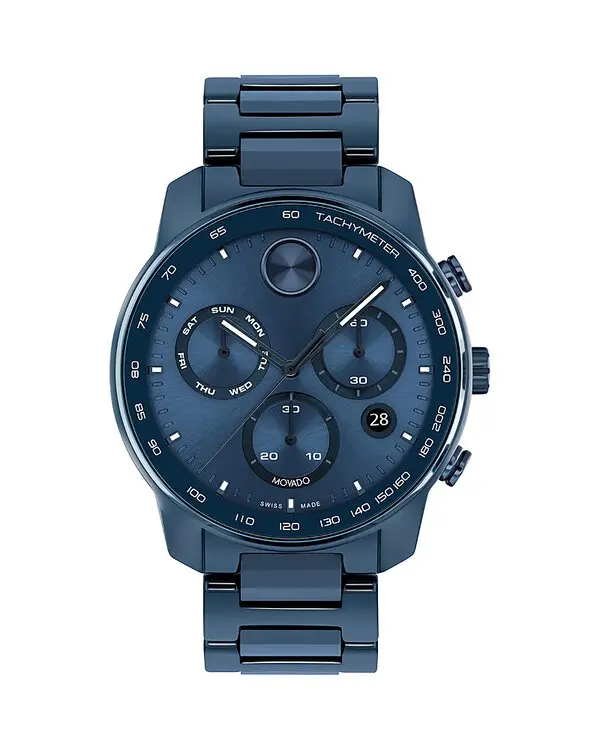 Movado Verso Chronograph 44mm - Blue