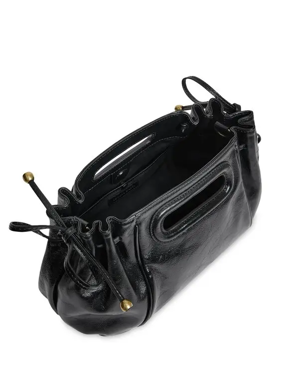 Gerard Darel Mini Dany Leather Crossbody - Black