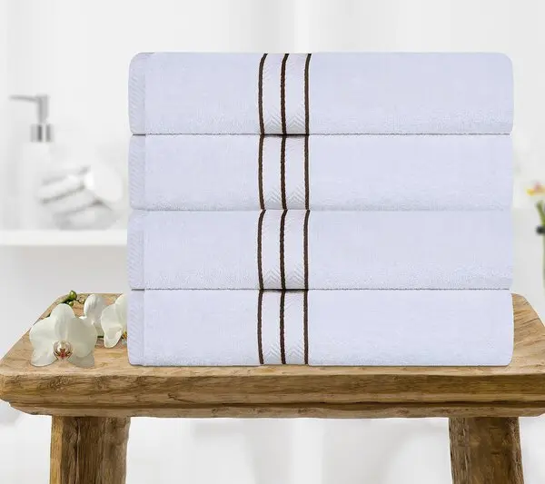SUPERIOR Turkish Cotton Bath Towel Set - One-color