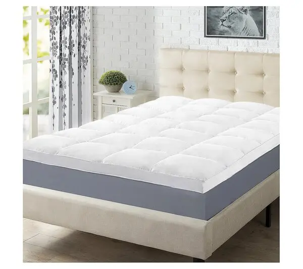 SUPERIOR Down Alternative Mattress Topper, Cali Fornia King - One-color