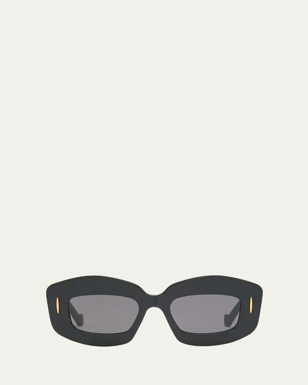 Loewe Anagram Acetate-nylon Rectangle Sunglasses