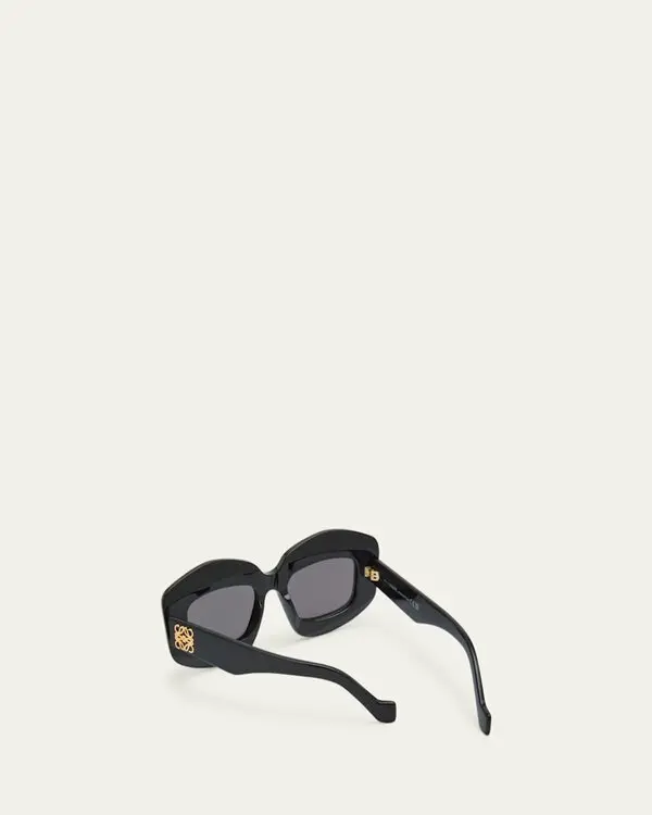 Loewe Anagram Acetate-nylon Rectangle Sunglasses