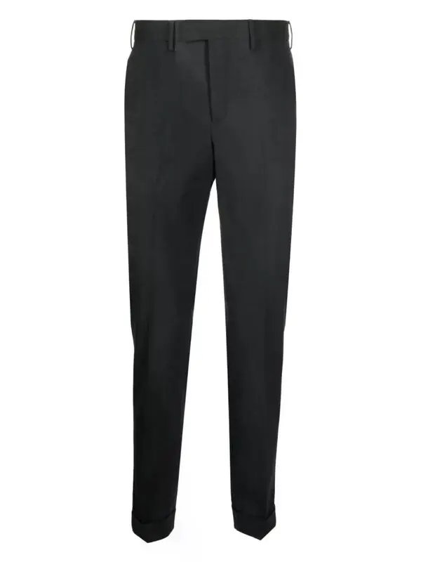 PT TORINO Straight-leg Tailored Trousers - Grey