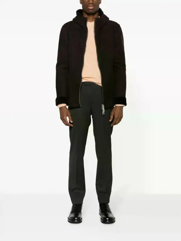 PT TORINO Straight-leg Tailored Trousers - Grey