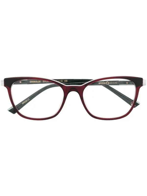 ETNIA BARCELONA Grimaldi Square-frame Glasses - Red
