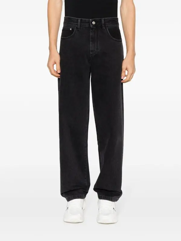 Gcds Graffiti-print Wide-leg Jeans