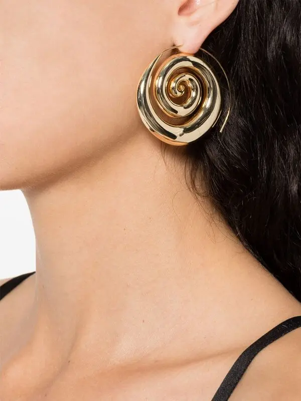 Cult Gaia Cassia Spiral Hoop Earrings