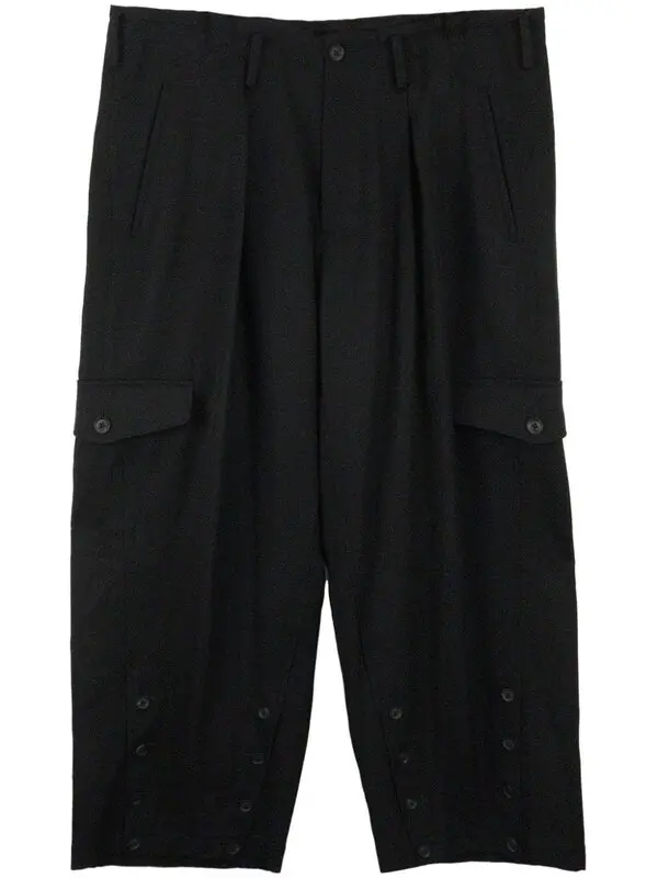 Yohji Yamamoto Drop-crotch Wool Trousers