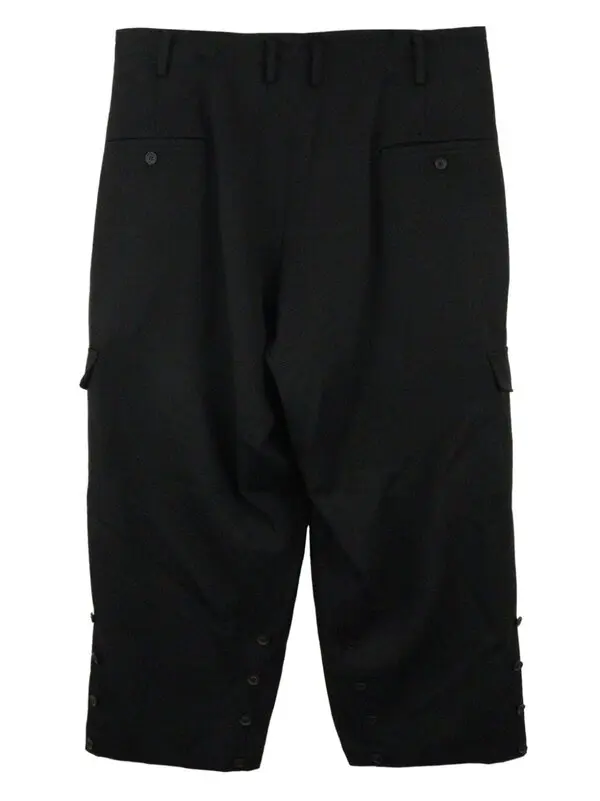 Yohji Yamamoto Drop-crotch Wool Trousers