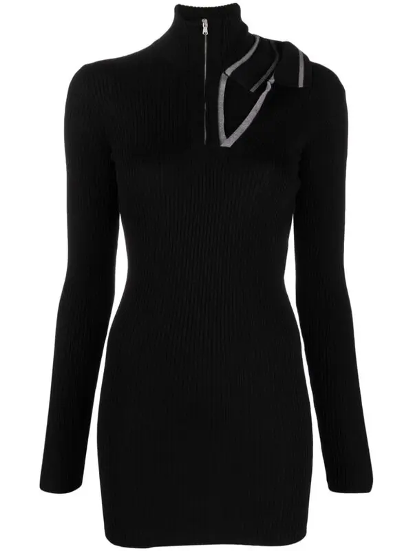 Y/project Cut-out Ribbed Minidress