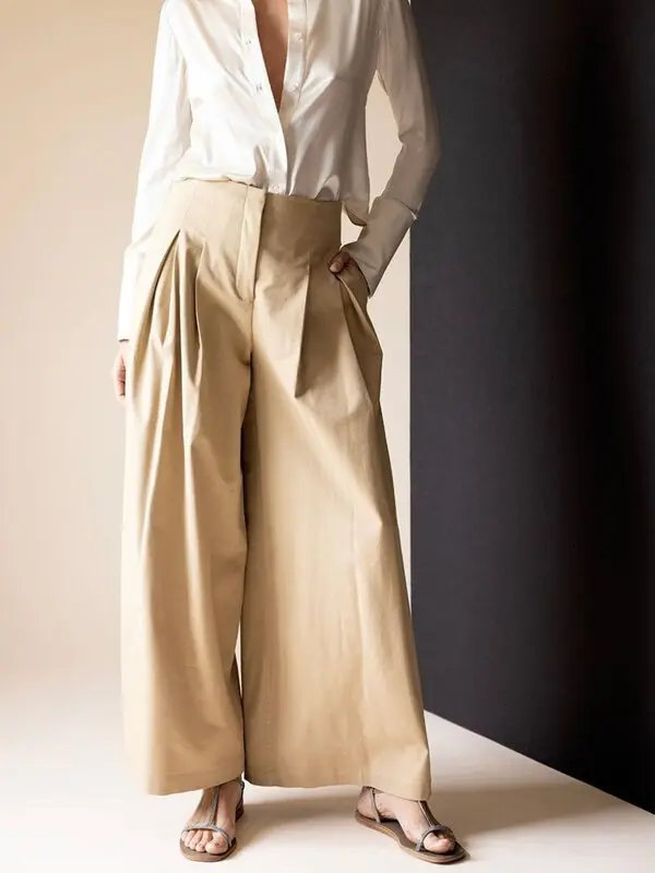 TWP Drew Pleated Trousers