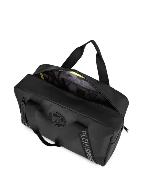 PLEIN SPORT Boston Logo-embossed Duffle Bag