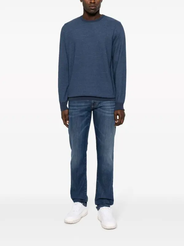 Canali Fine-knit Wool Jumper