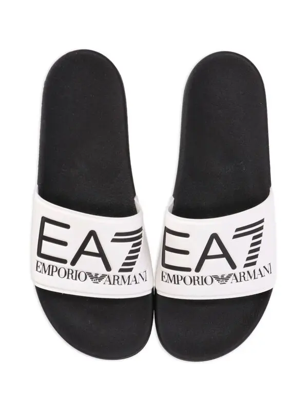 EA7 Logo Embossed Slides
