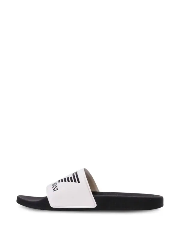 EA7 Logo Embossed Slides