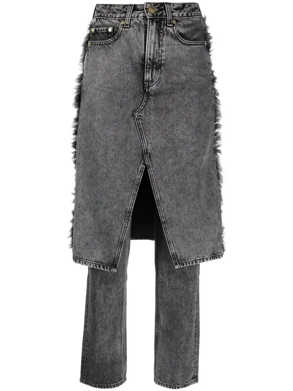 GANNI Denim Skirt Jeans