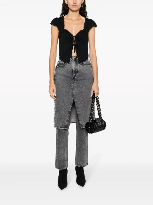 GANNI Denim Skirt Jeans