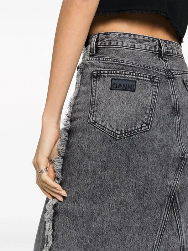 GANNI Denim Skirt Jeans