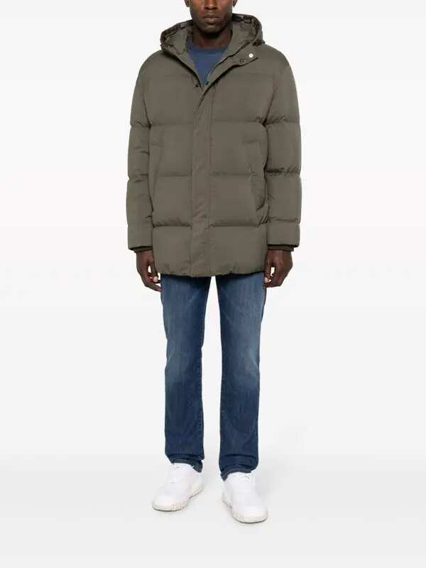 Canali Hooded Padded Jacket