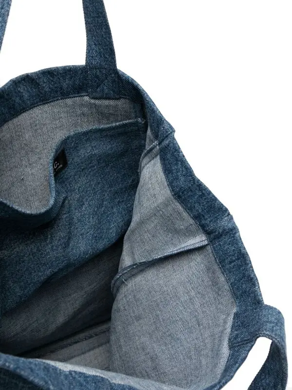 A.p.c. Logo-print Denim Tote Bag