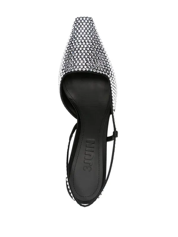 3JUIN 65mm Crystal-embellished Pumps