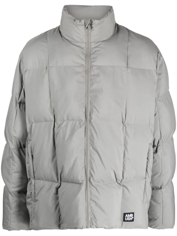 AMBUSH Logo-appliqué Quilted Jacket