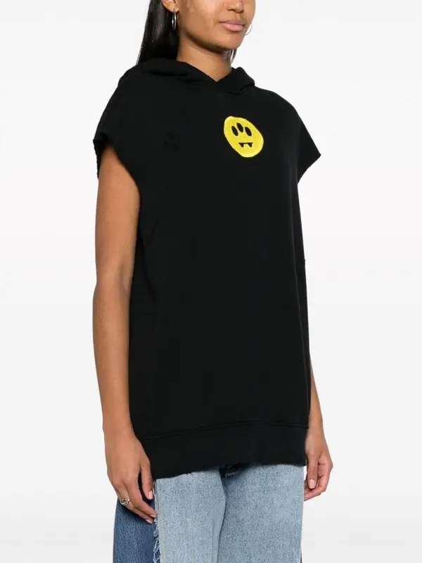BARROW Logo-embroidered Jersey Hoodie