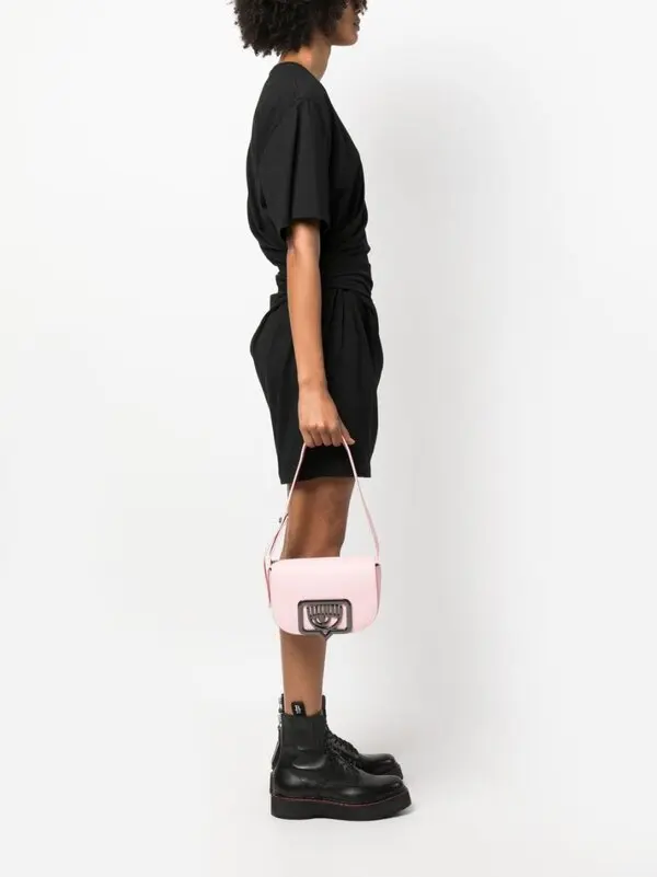 CHIARA FERRAGNI Eyelike Plaque Shoulder Bag