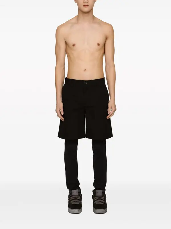 Dolce & Gabbana Logo Bermuda Shorts - Black