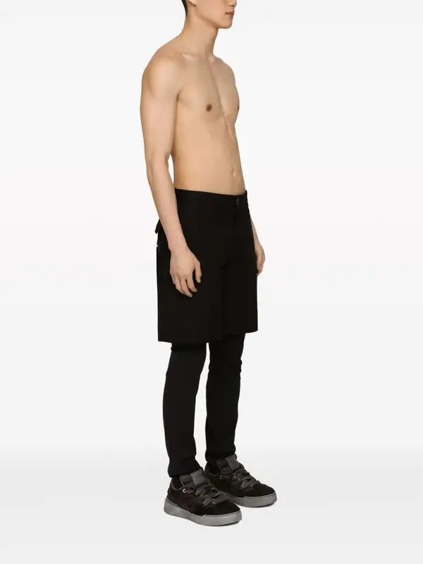 Dolce & Gabbana Logo Bermuda Shorts - Black