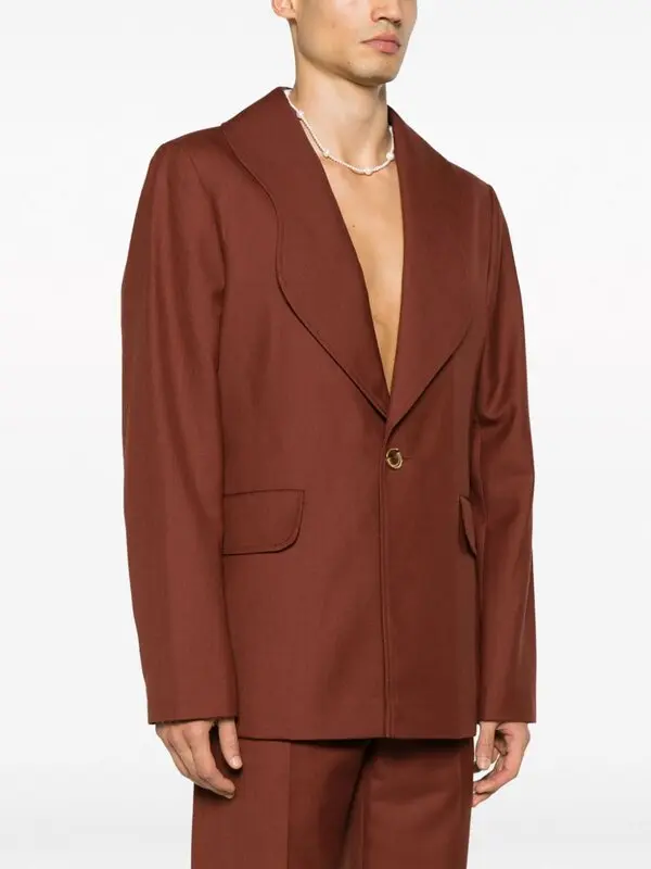 Séfr Scallop-lapels Single-breasted Blazer