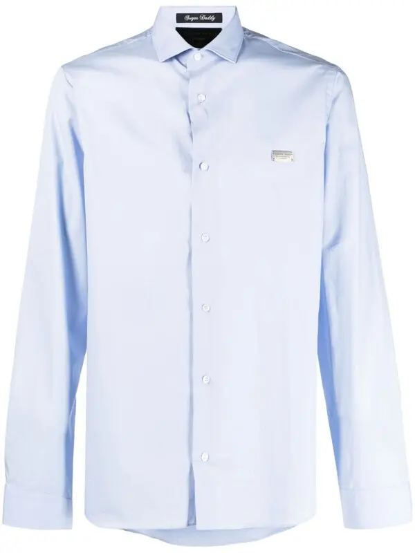 Philipp Plein Sugar Daddy Cut Cotton Shirt