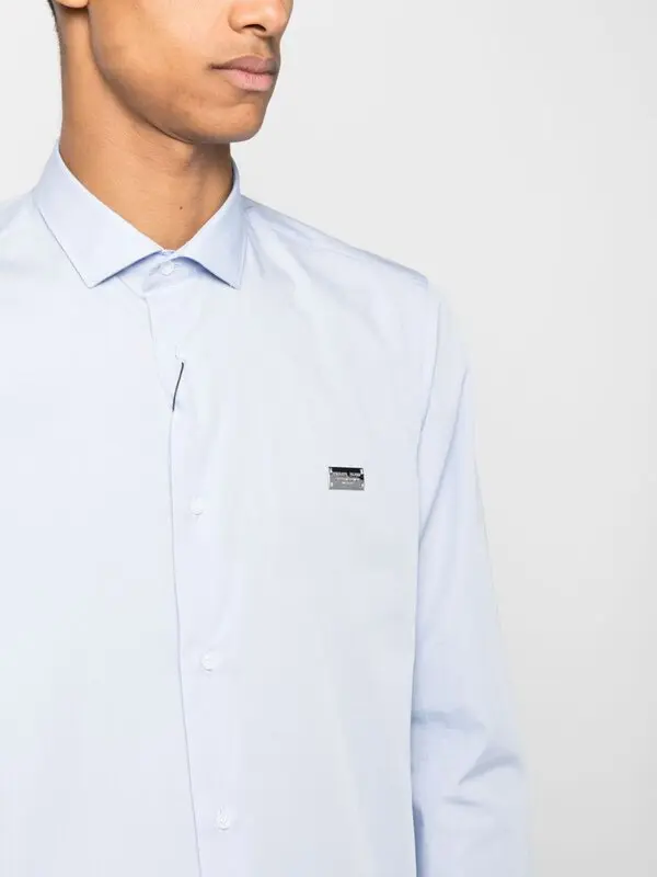Philipp Plein Sugar Daddy Cut Cotton Shirt