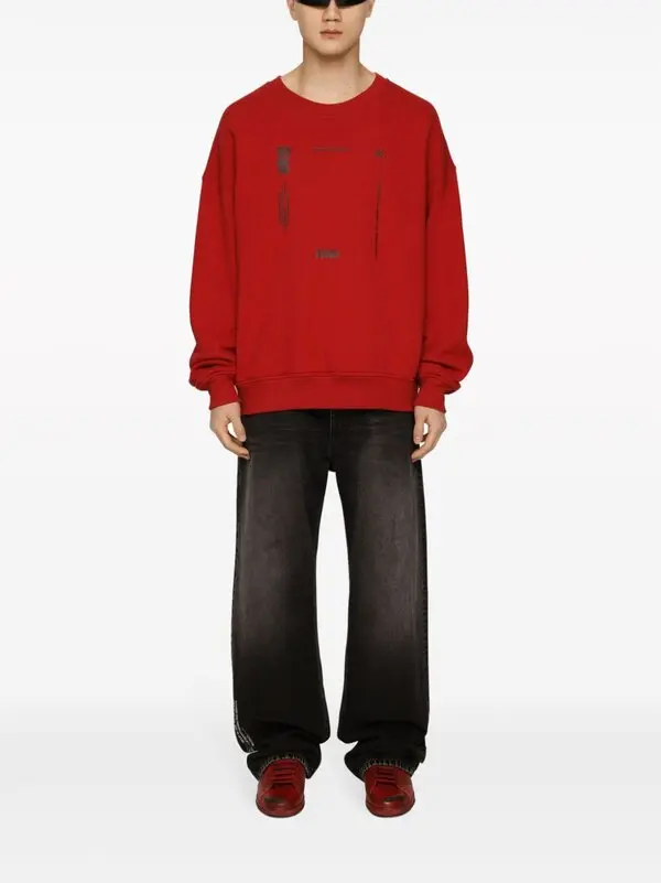 Dolce & Gabbana Slogan-print Cotton Jumper
