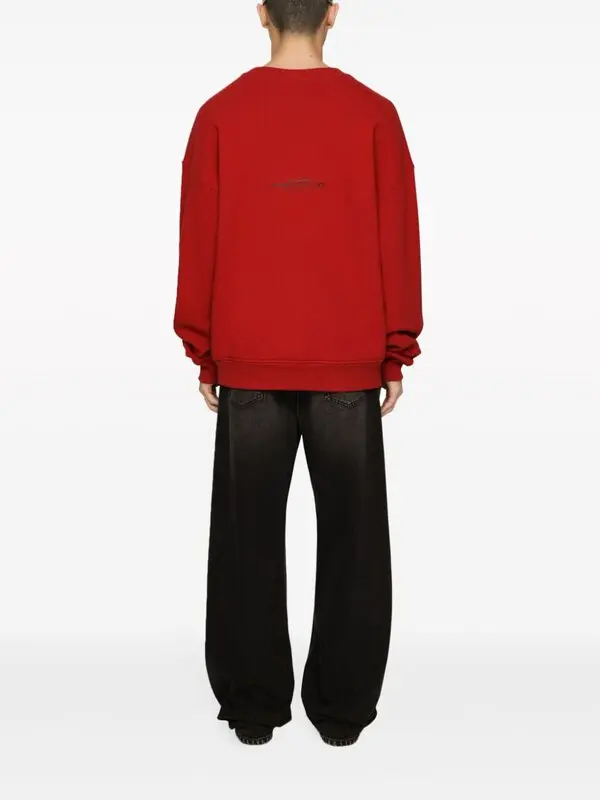Dolce & Gabbana Slogan-print Cotton Jumper
