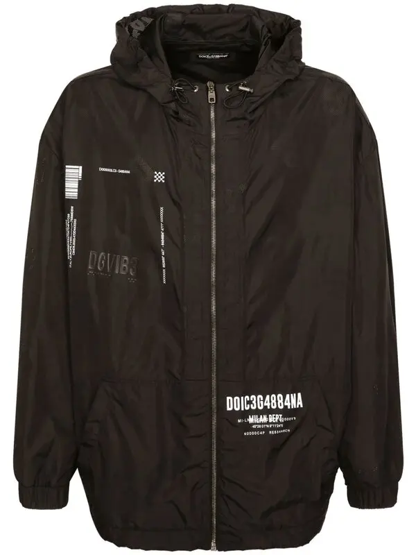 Dolce & Gabbana Logo-print Hooded Jacket