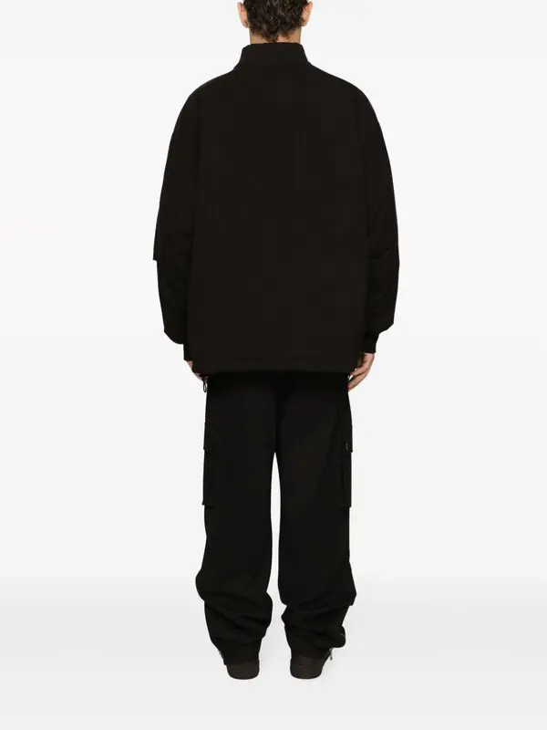 Dolce & Gabbana Straight-leg Cotton Cargo Trousers - Black